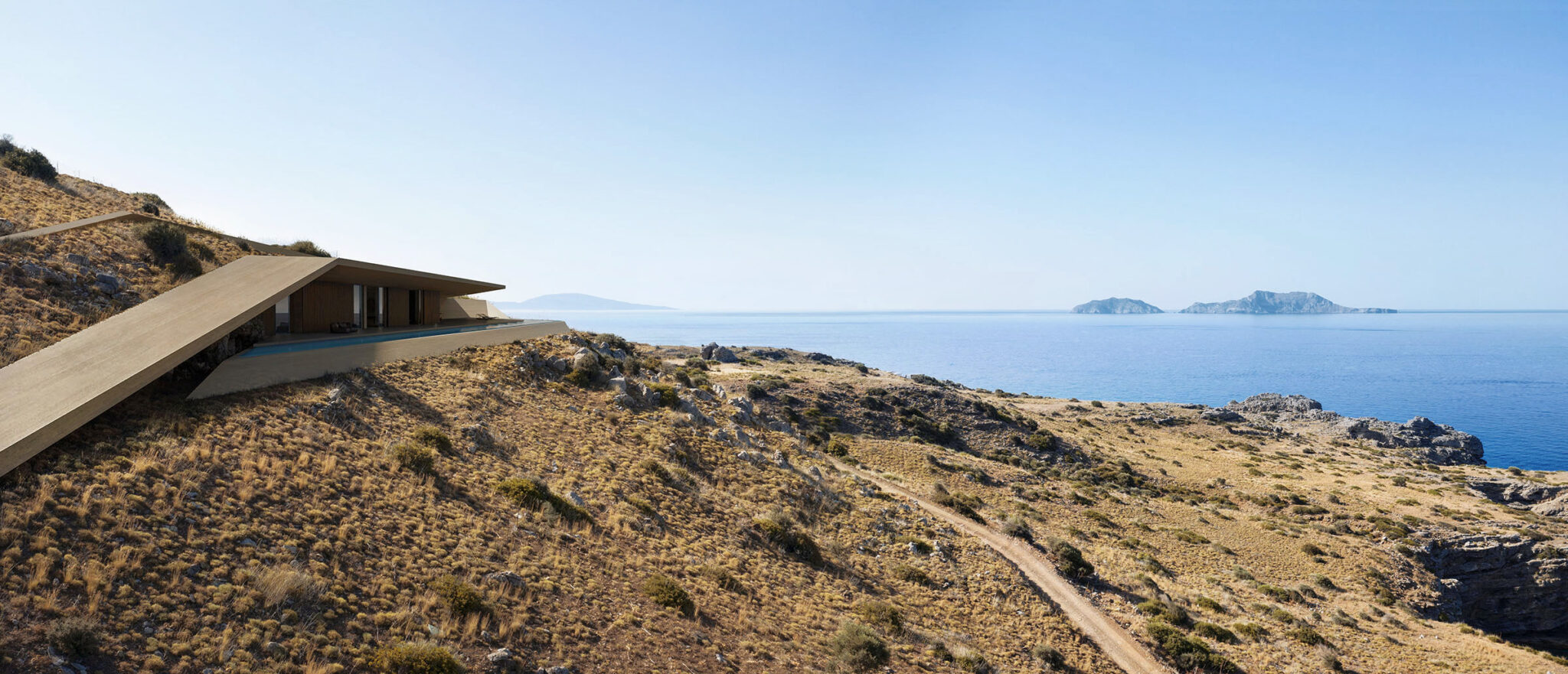 KRAK. Architects' Conceptual House Seamlessly Integrated into Crete's ...
